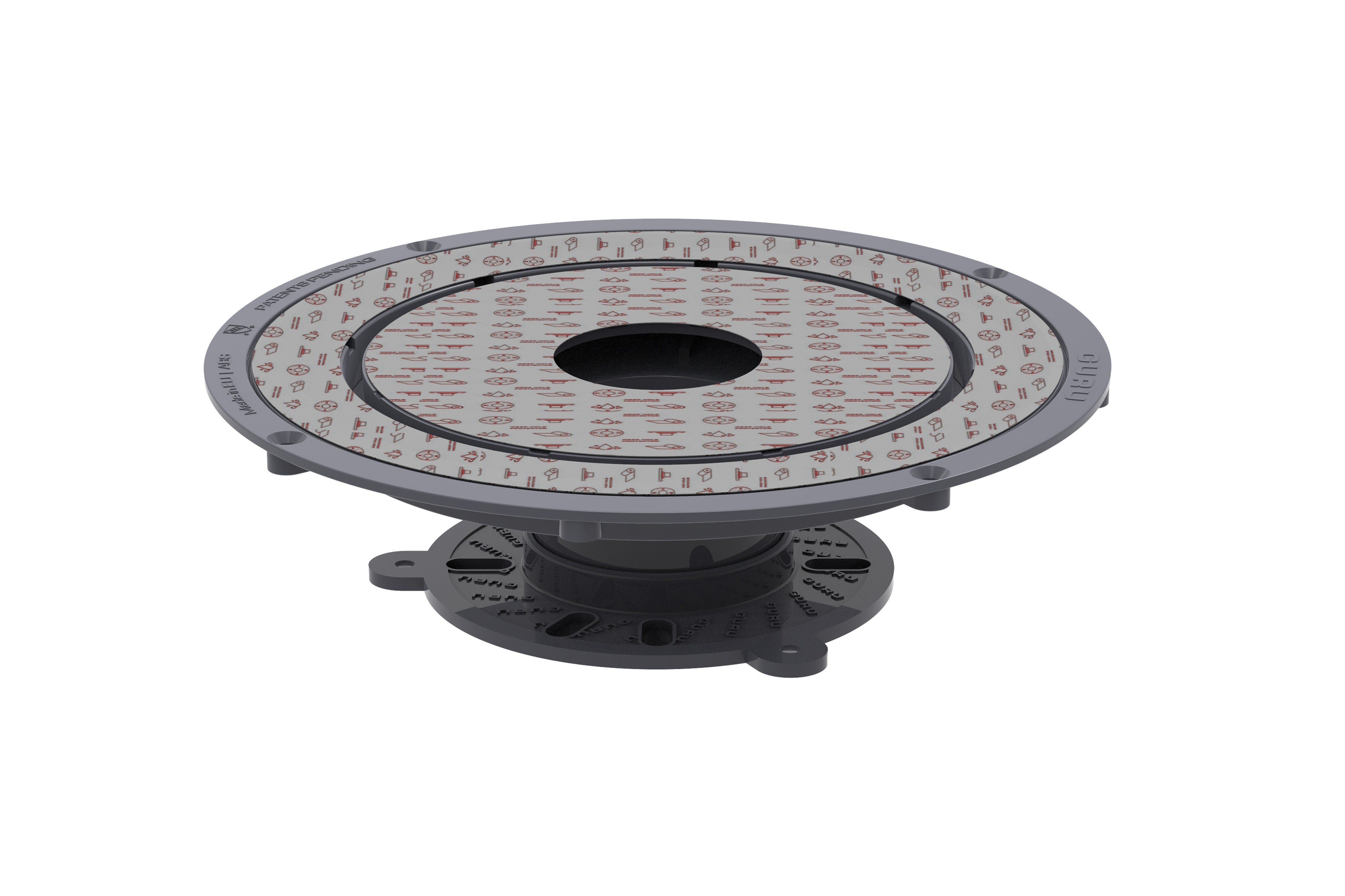 GURU SQUARE DRAIN CONNECTOR PVC for Easy Shower Installation